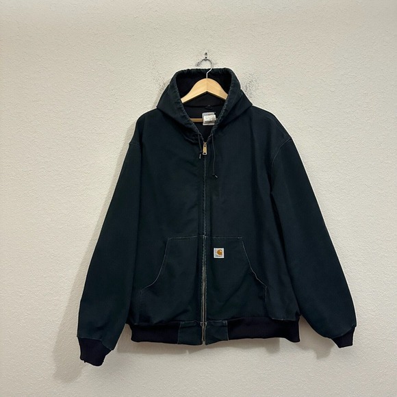 Carhartt | Jackets & Coats | Vintage Y2k Carhartt Hooded Fullzip Lined ...